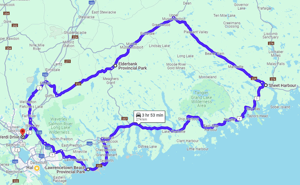 Sheet Harbour Loop, NS - Canadian Senior Motorcyclist